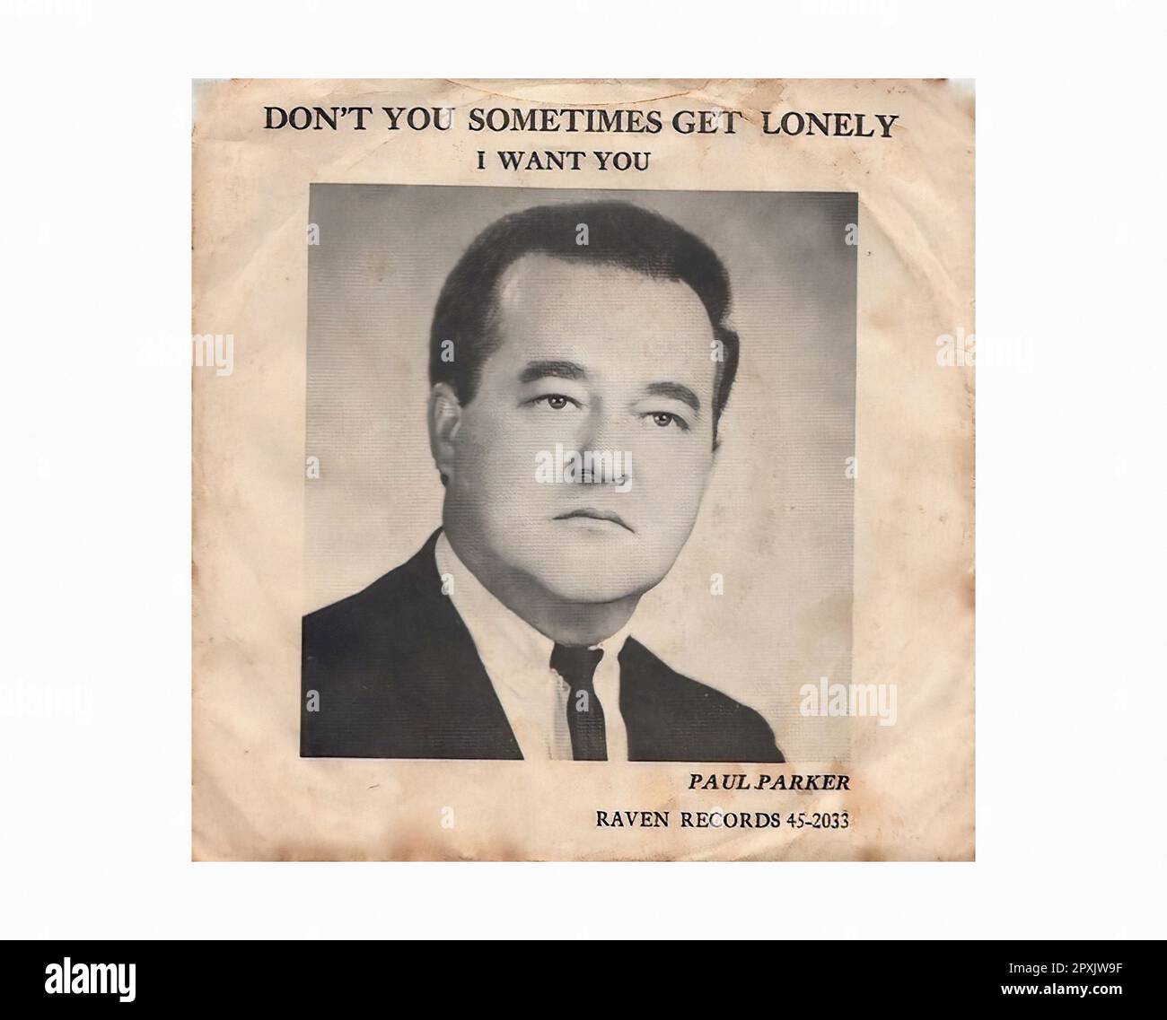 Parker Paul - 1968 01 A - Vintage 45 R.P.M Music Vinyl Record Stock ...