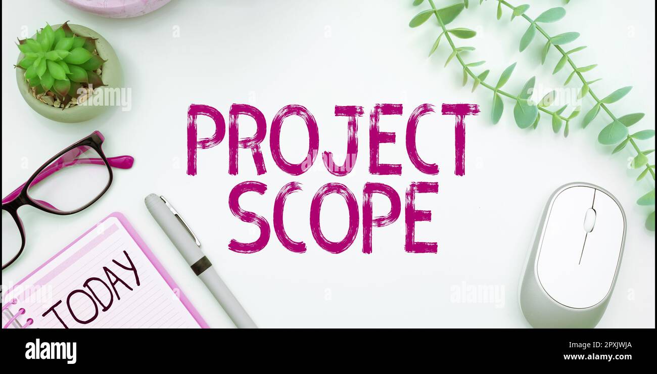 Conceptual display Project Scope, Business showcase evaluation of work ...