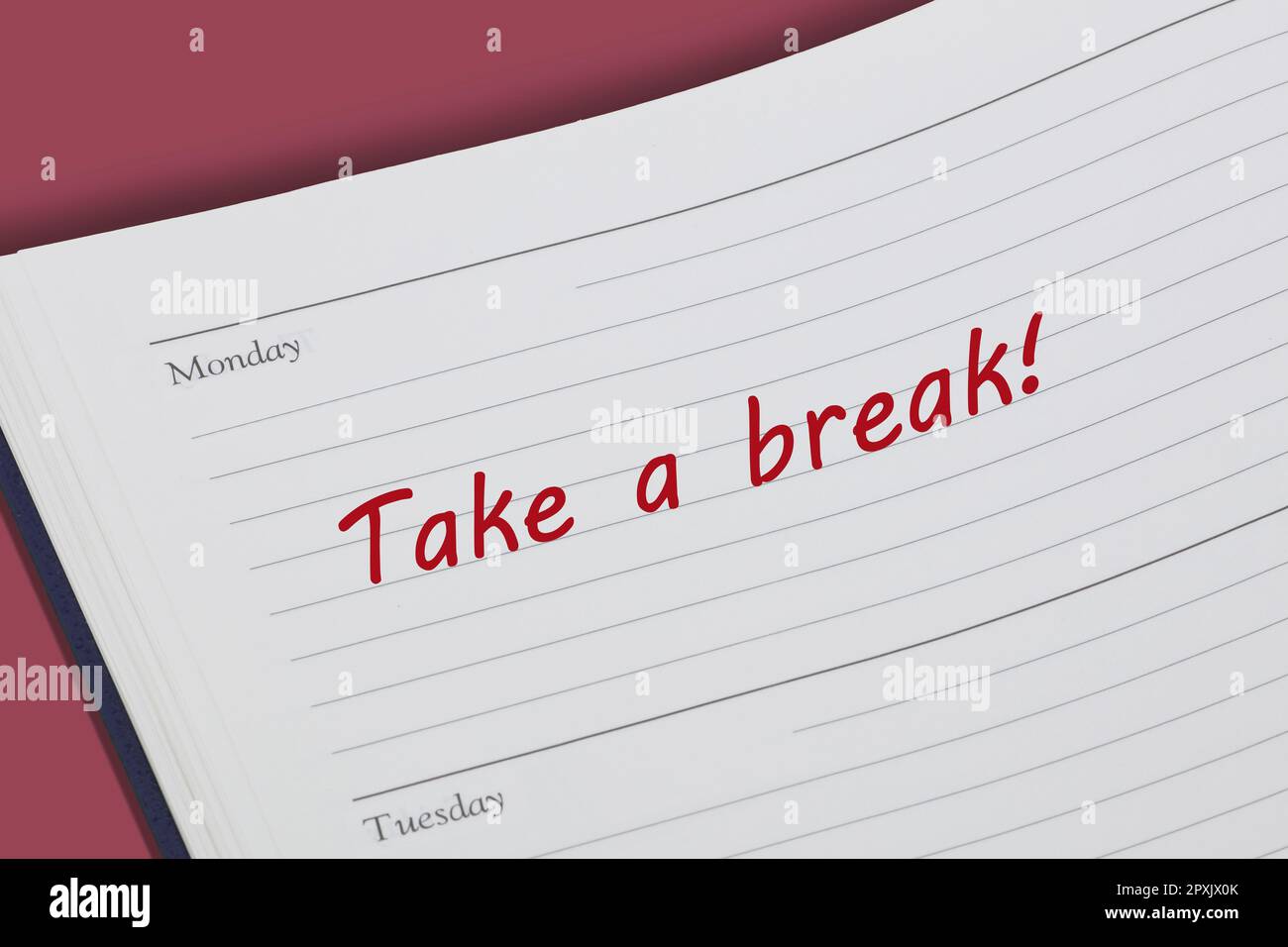 A Mom reminder note in a diary page Stock Photo - Alamy
