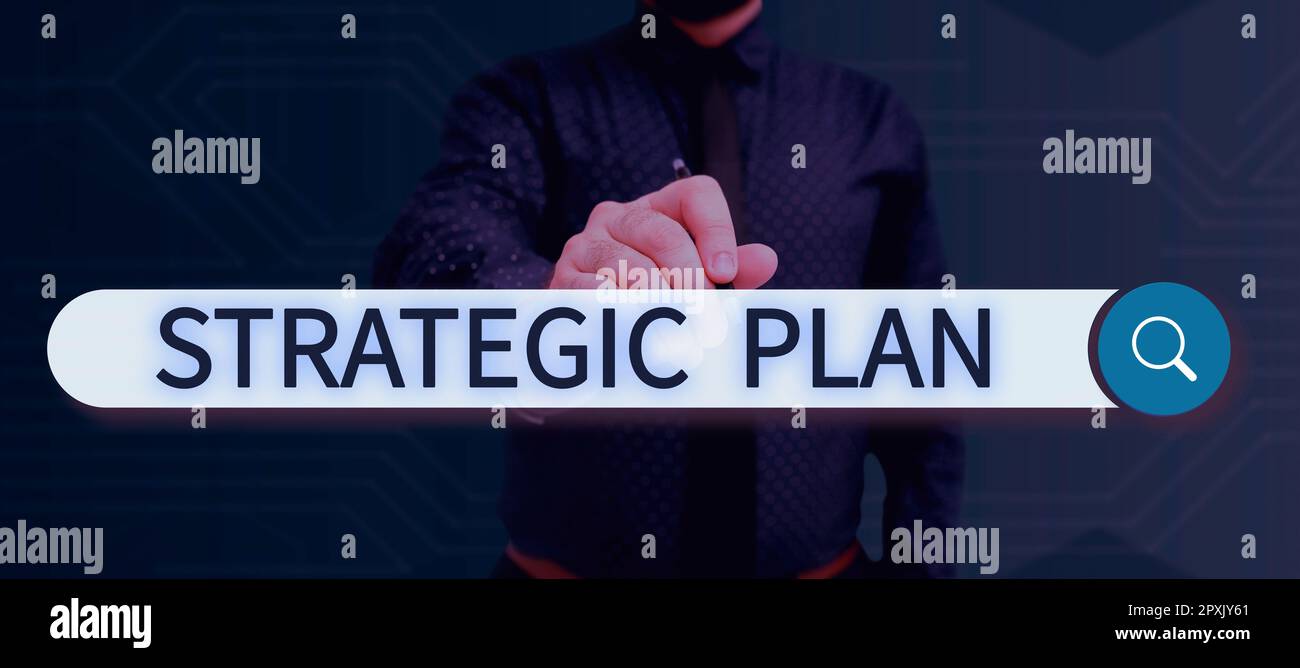 Inspiration showing sign Strategic Plan, Business showcase A process of ...