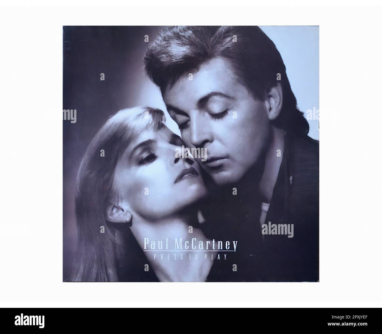 Paul McCartney - Press To Play - Vintage L.P Music Vinyl Record Stock ...