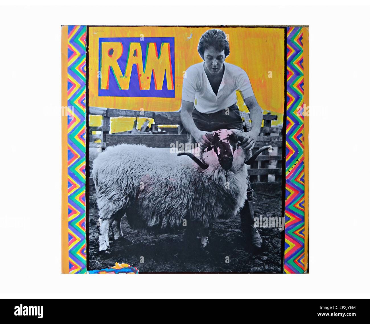 Paul McCartney - RAM - Vintage L.P Music Vinyl Record Stock Photo - Alamy