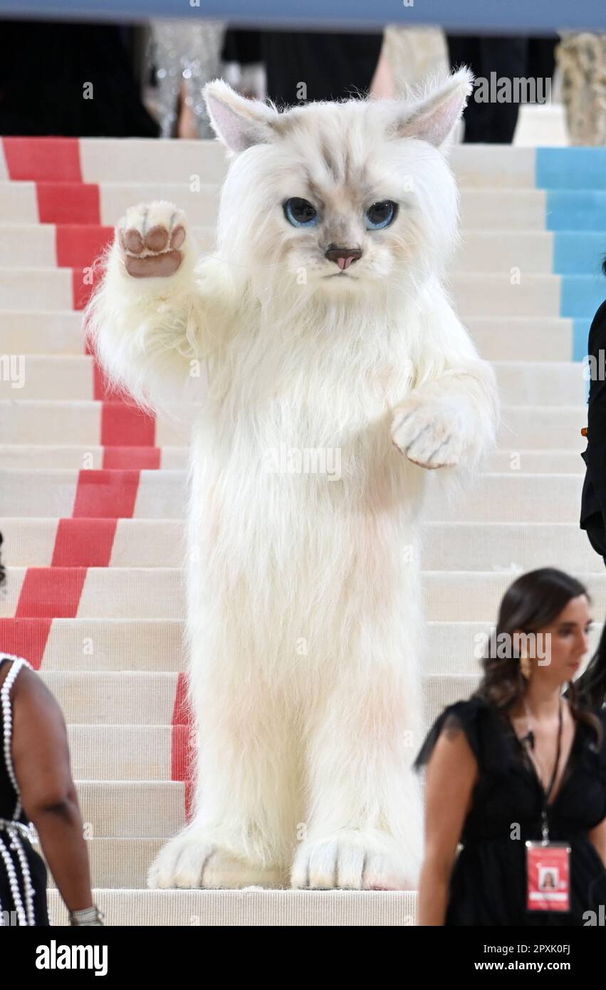 May 1, 2023, New York, New York, USA: Jared Leto in a cat suit at the ...