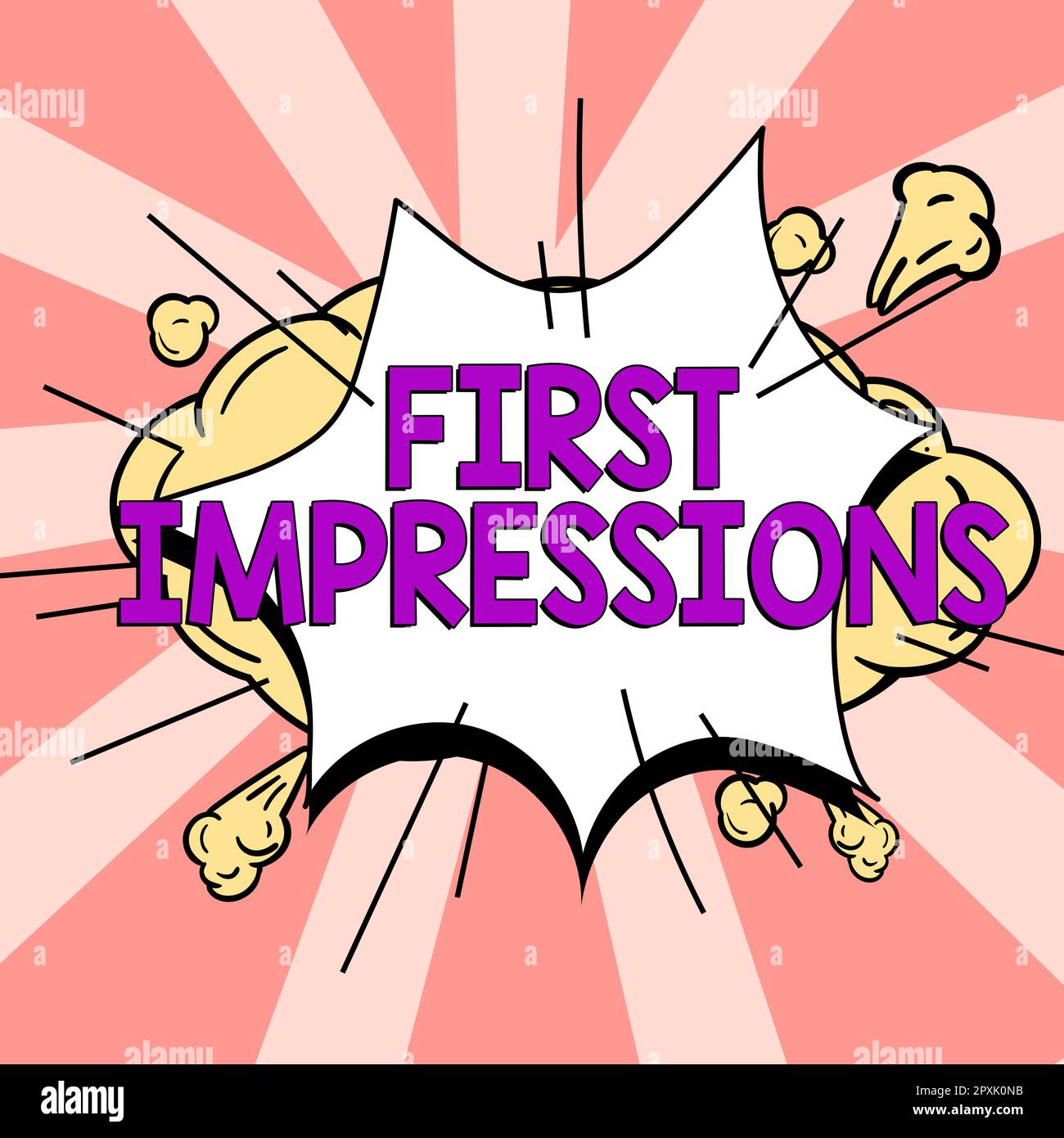 Conceptual caption First Impressions, Business showcase What a person ...