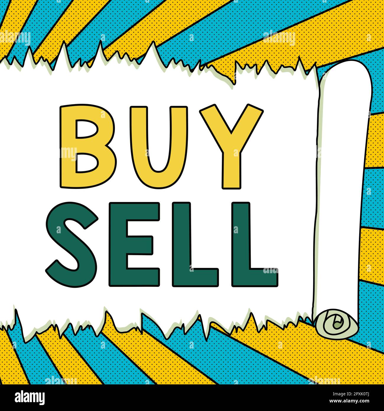 Sign displaying Buy Sell, Internet Concept The buying and selling of ...