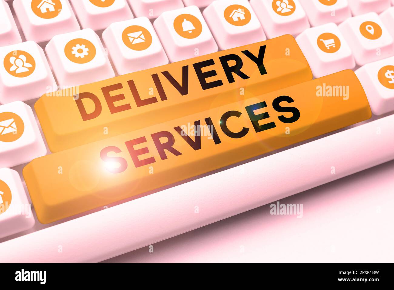 Writing displaying text Delivery Services, Internet Concept the ...