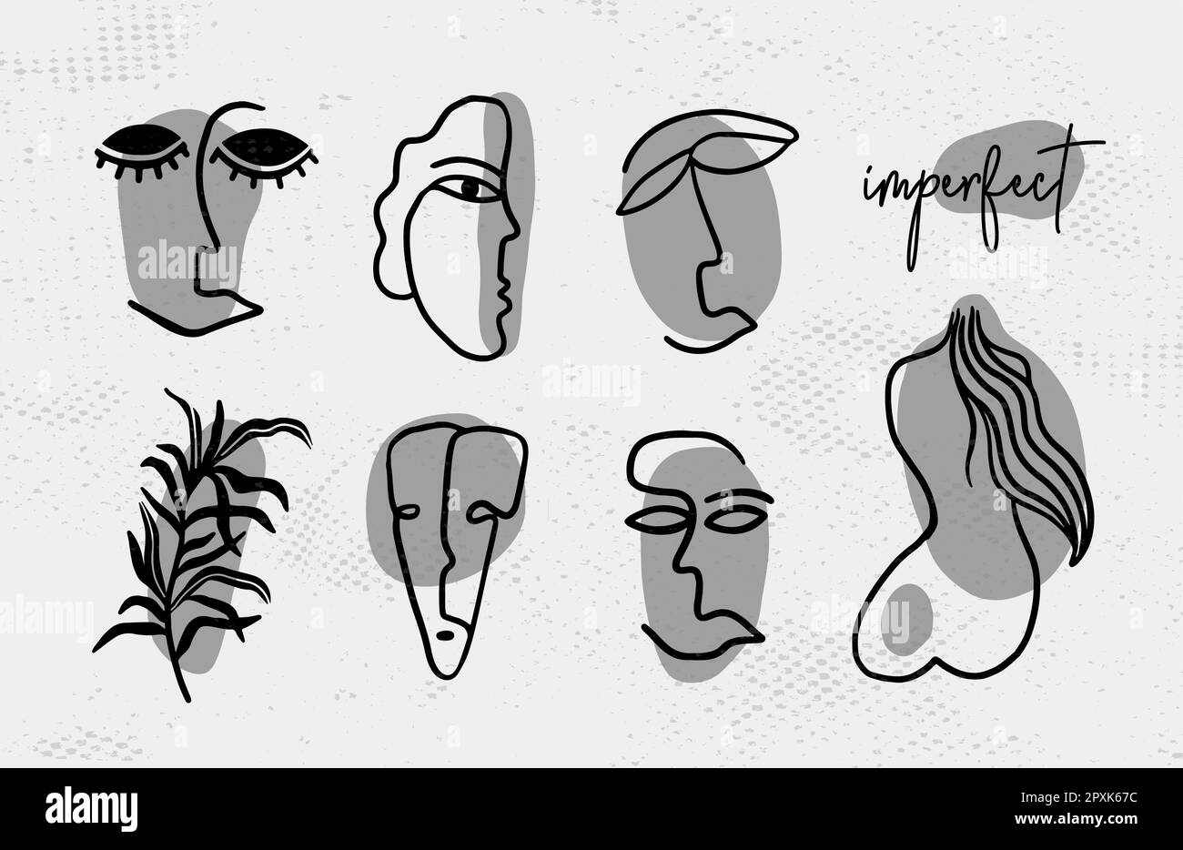 Minimalist design inspired by Henri Matisse. Modern art Matisse simple ...