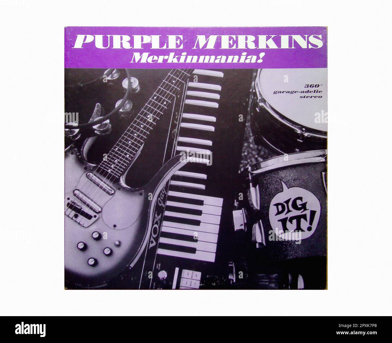 Purple Merkins - Merkinmania! [1997] - Vintage Vinyl Record Sleeve ...