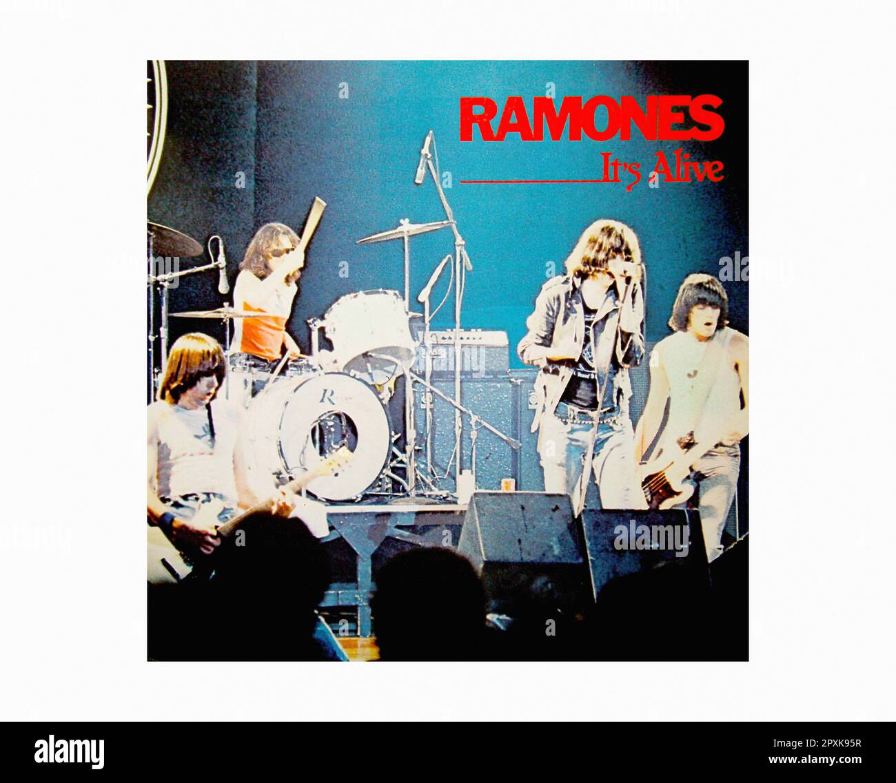Ramones - It's Alive [1979] - Vintage Vinyl Record Sleeve Stock Photo ...