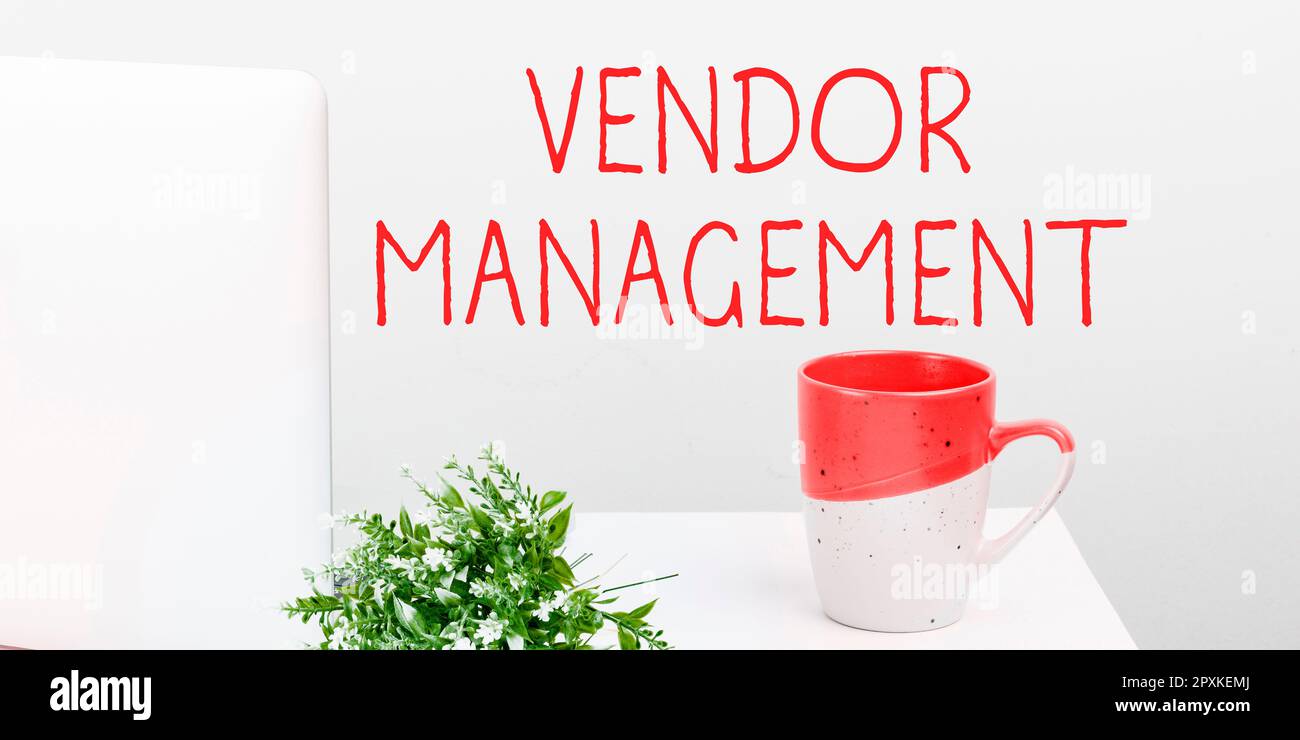 Writing displaying text Vendor Management, Word for activities included ... Writing displaying text Vendor Management, Word for activities included ...