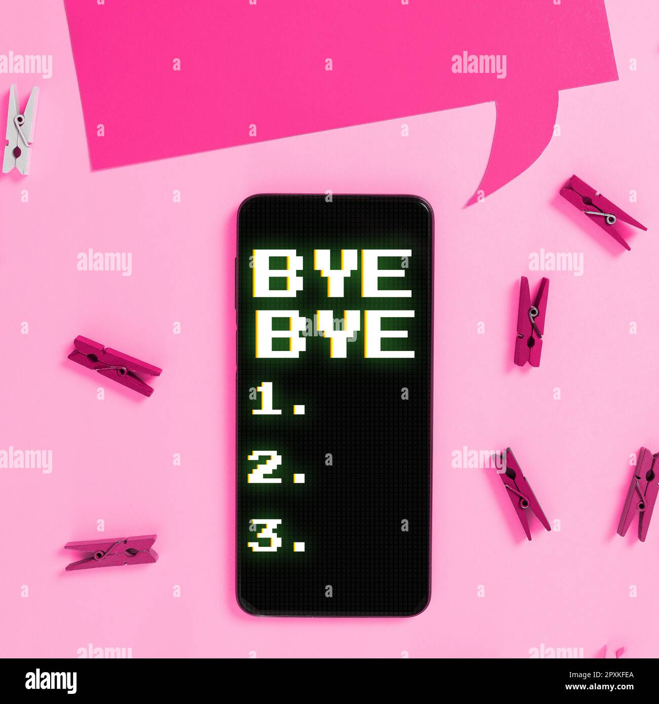 Text sign showing Bye Bye, Business overview Greeting for leaving ...