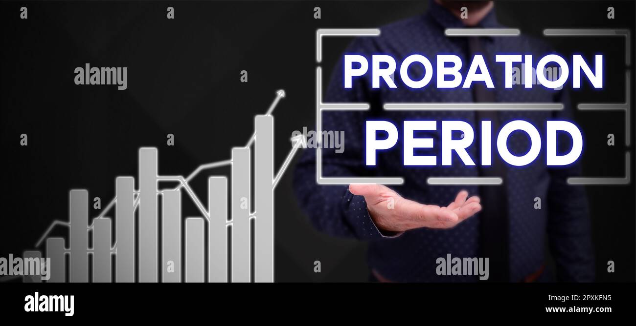 Text Caption Presenting Probation Period Word Written On Focused And Iterative Approach To