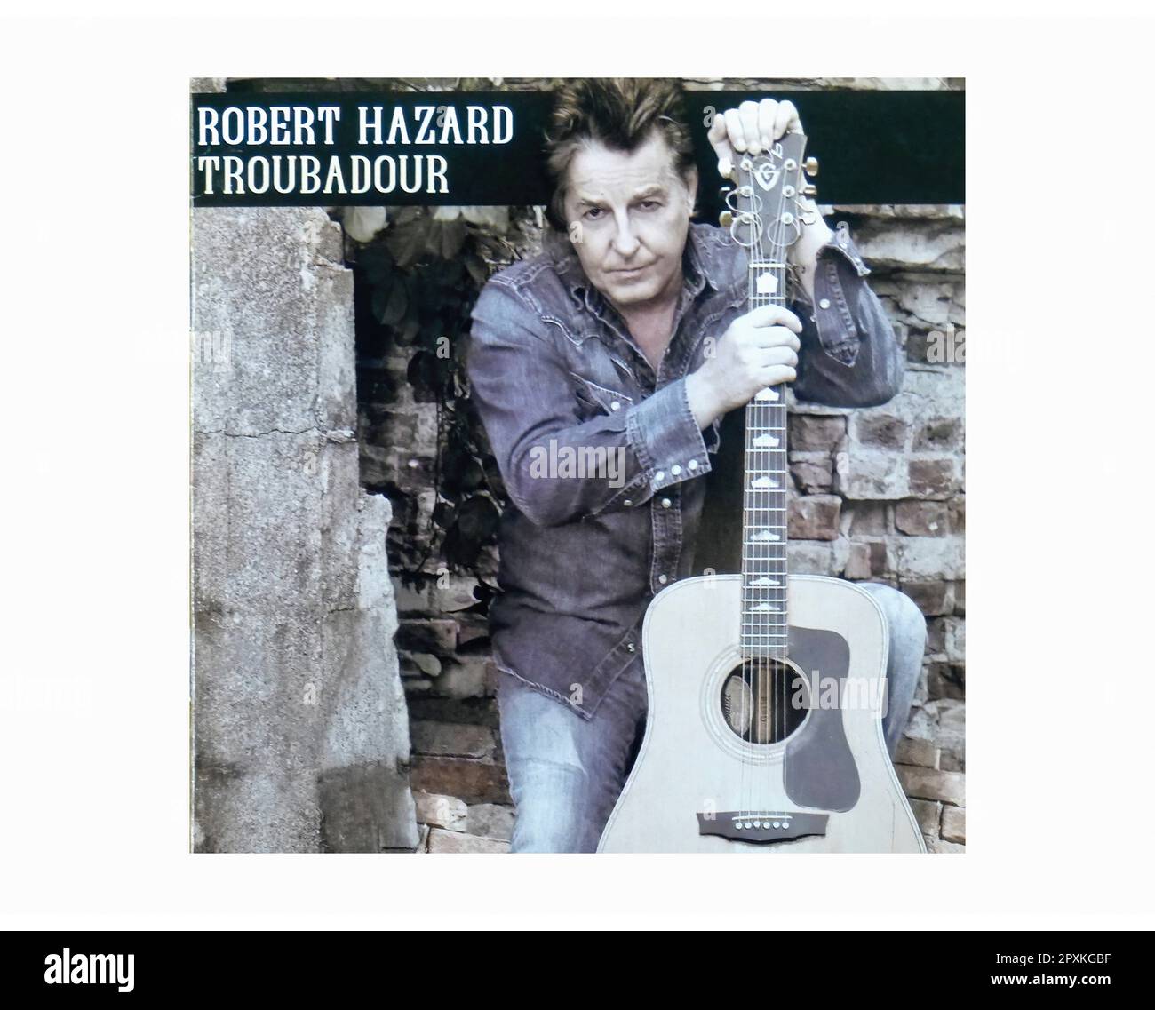 Robert Hazard - Troubador - Vintage L.P Music Vinyl Record Stock Photo ...