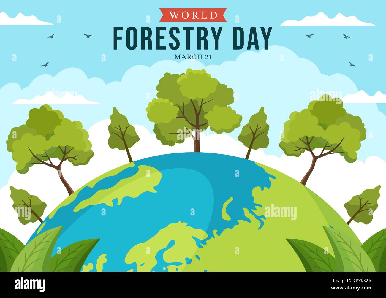 World forestry day on March 21st Illustration to Educate, Love and ...