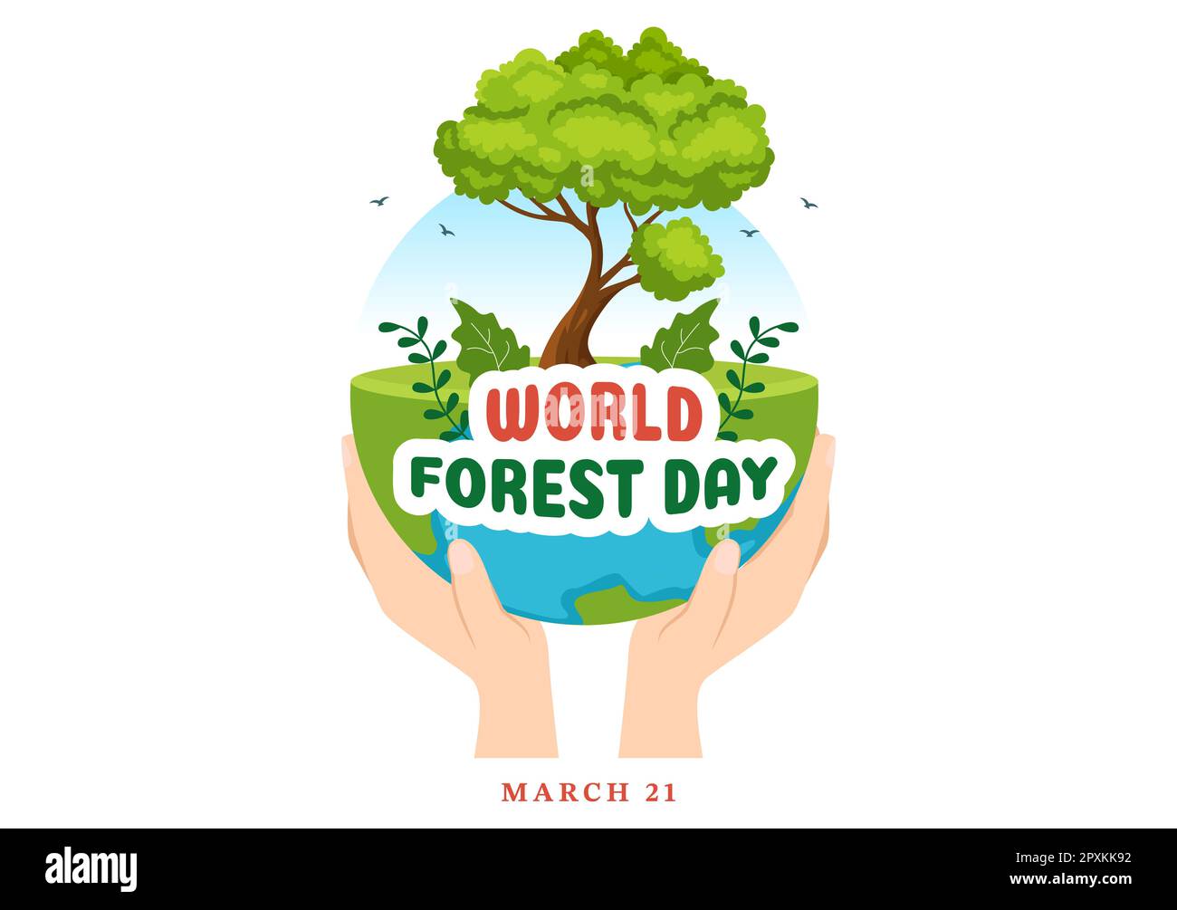 World forestry day on March 21st Illustration to Educate, Love and ...