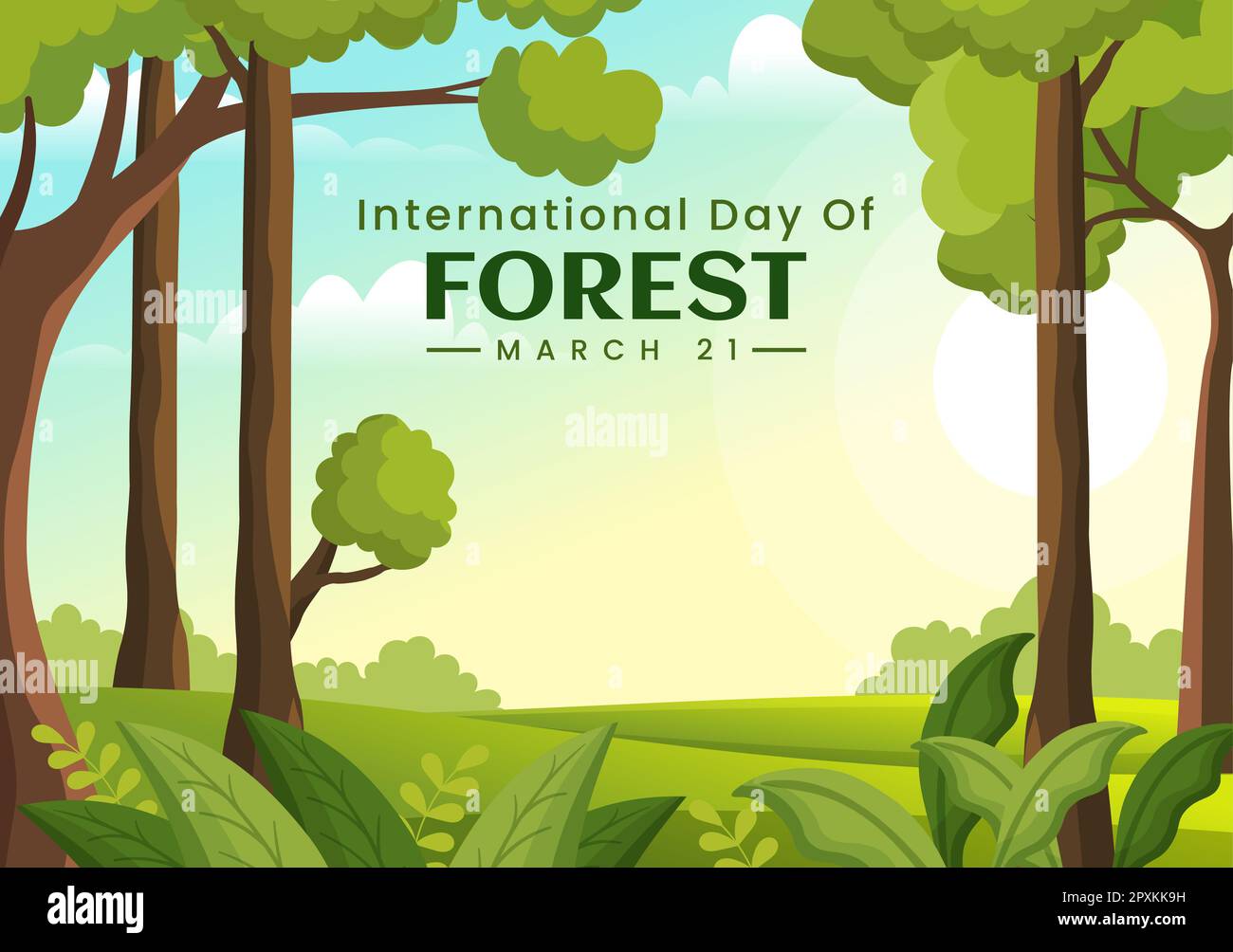 World forestry day on March 21st Illustration to Educate, Love and ...