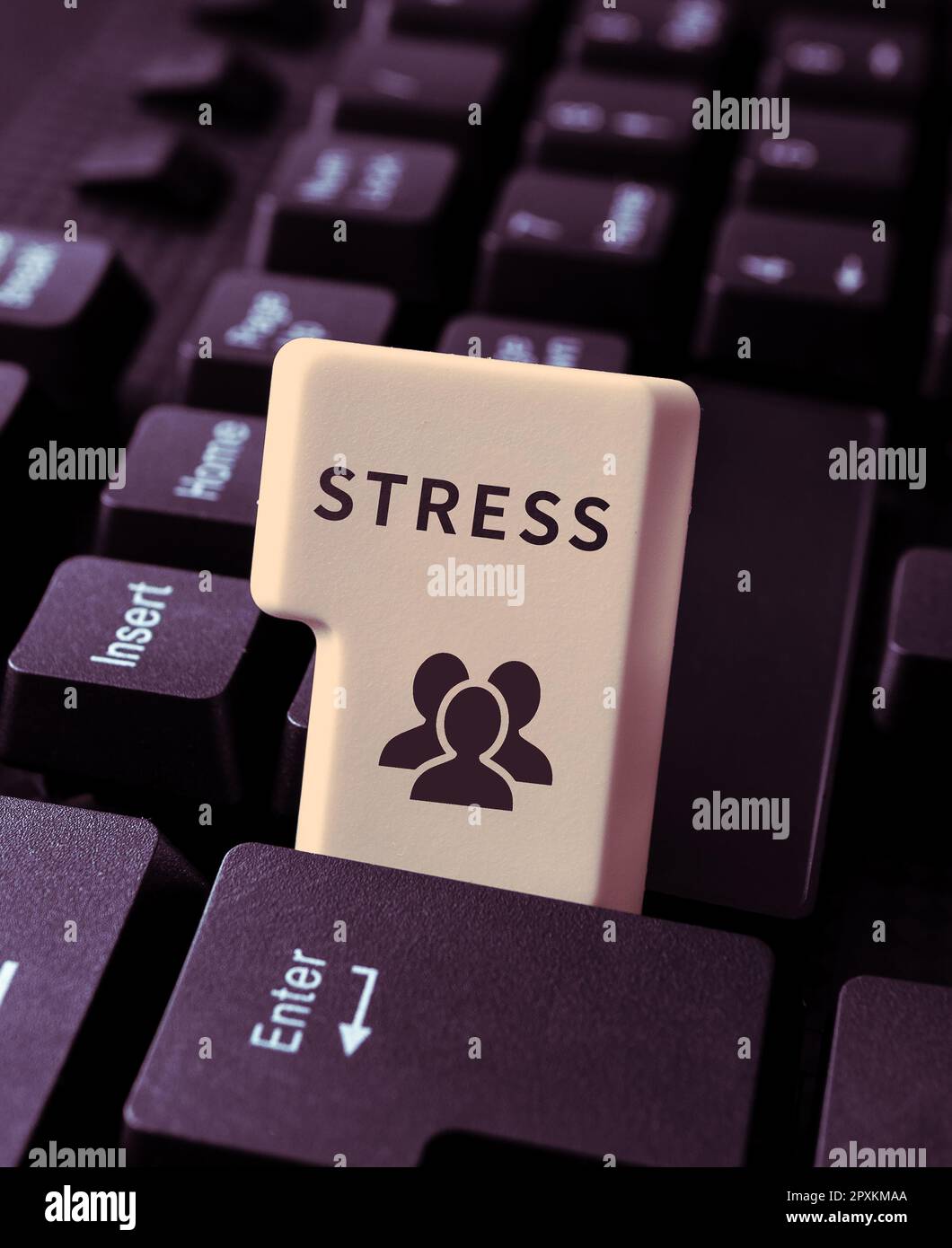 Hand writing sign Stress, Business showcase a physical chemical or ...