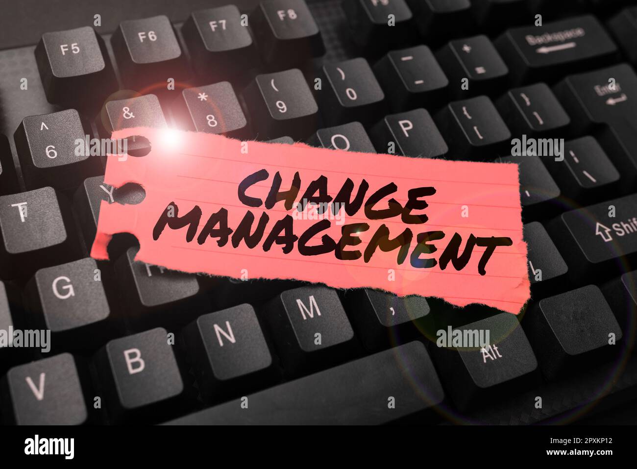 Text showing inspiration Change Management, Concept meaning Replacement ...