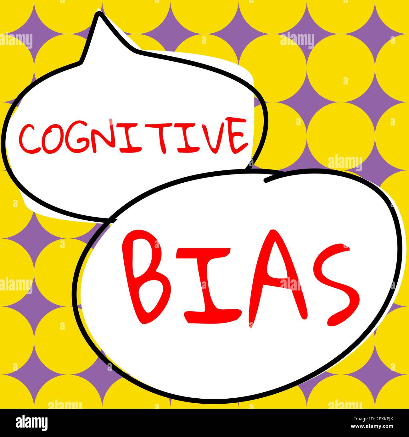 Inspiration showing sign Cognitive Bias, Concept meaning Psychological ...