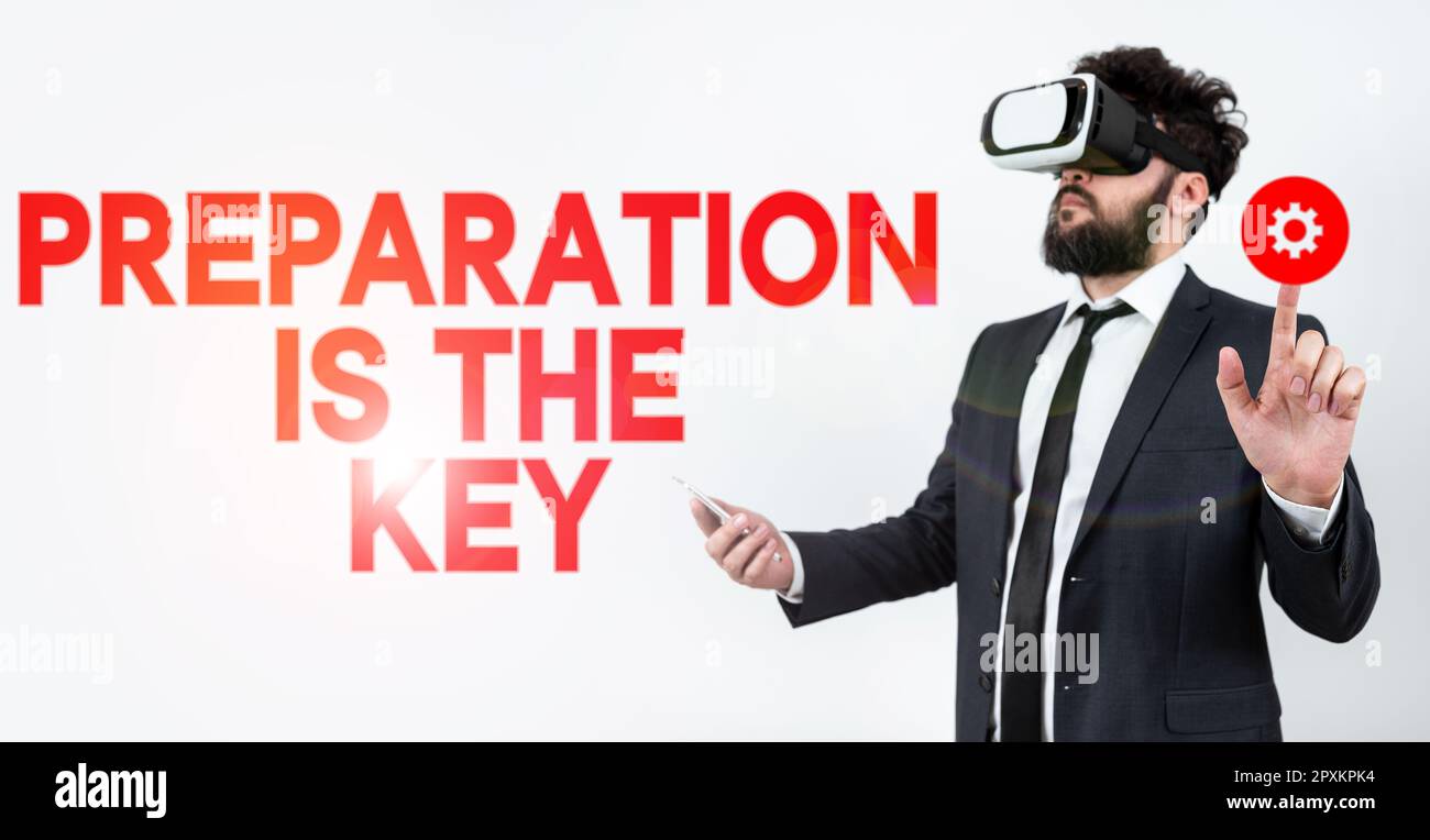 Writing displaying text Preparation Is The Key, Business concept action ... Writing displaying text Preparation Is The Key, Business concept action ...
