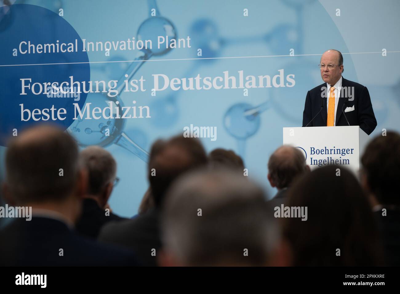 Ingelheim, Germany. 02nd May, 2023. Hubertus von Baumbach, Chairman of the Board of Managing ...