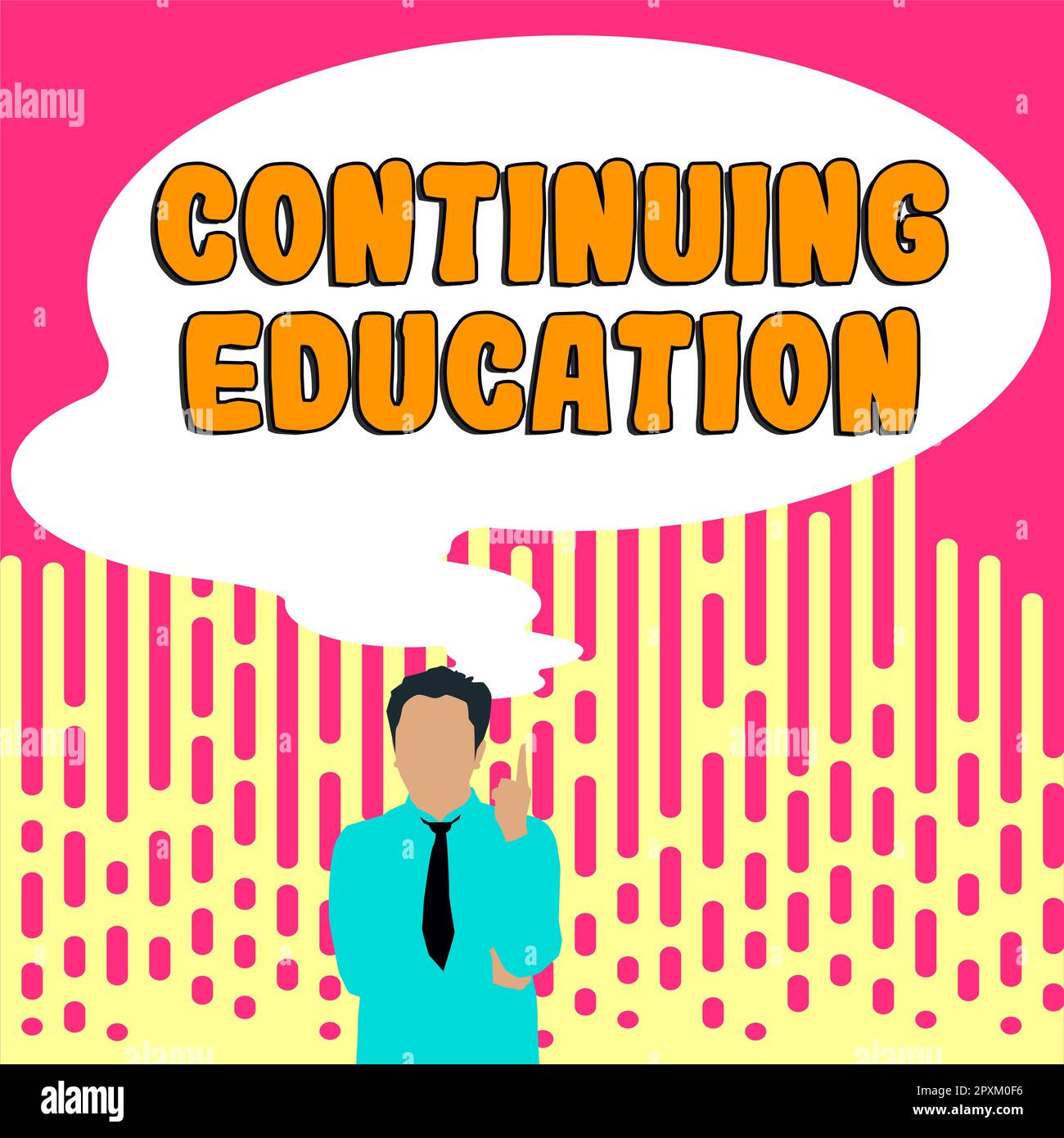 Writing displaying text Continuing Education, Business showcase ...