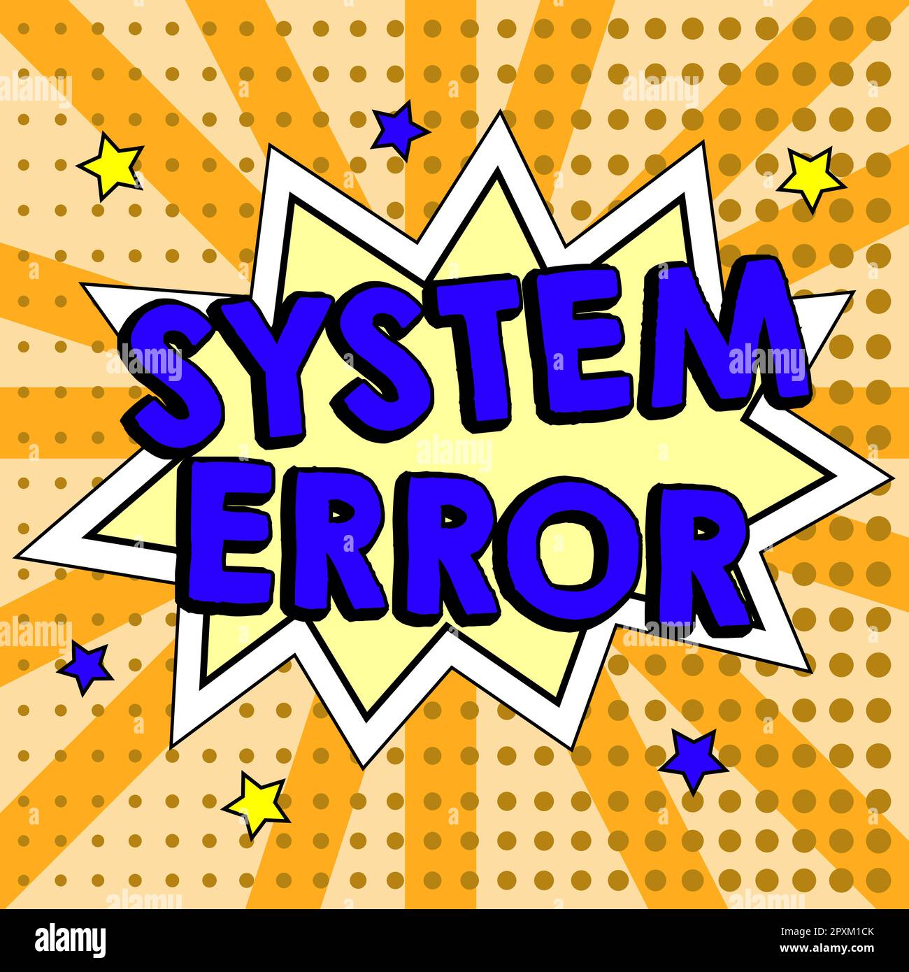 Sign displaying System Error, Internet Concept Technological failure ...