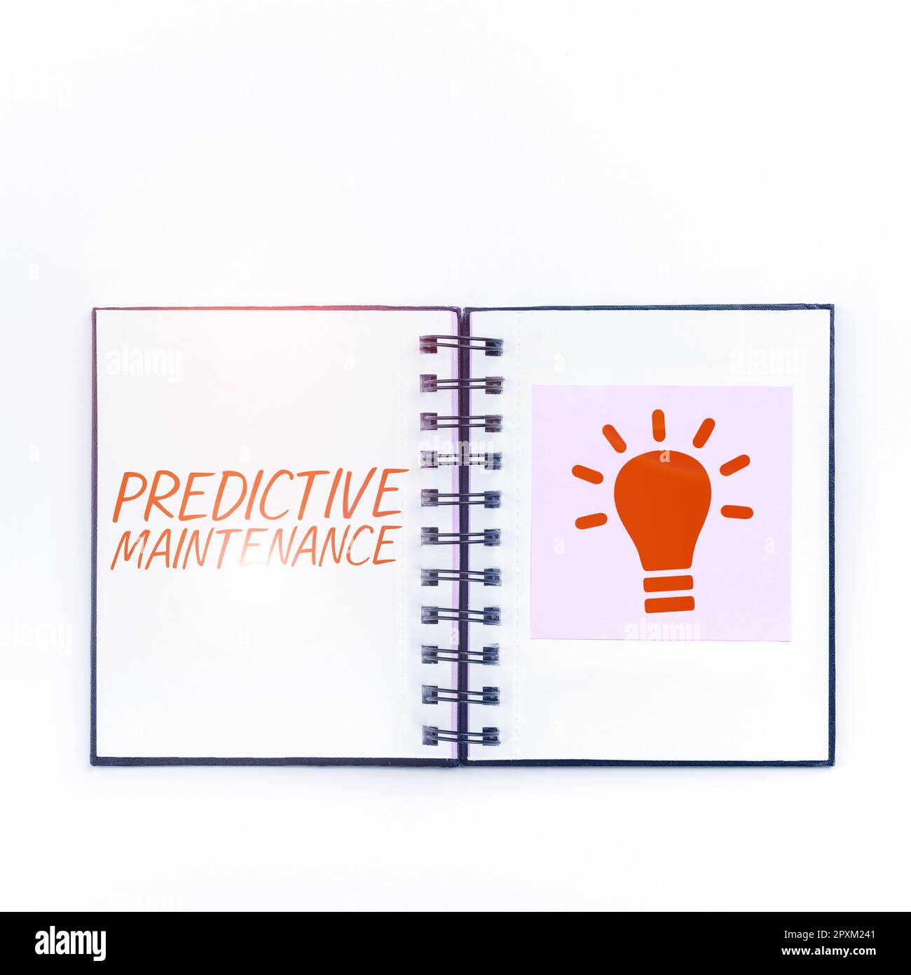 Hand writing sign Predictive Maintenance, Business approach Predict ...