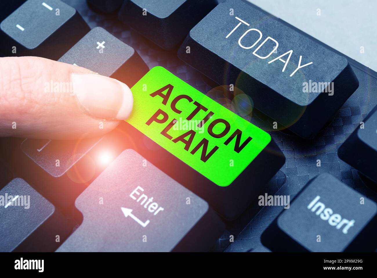 Conceptual display Action Plan, Conceptual photo list of things or ...