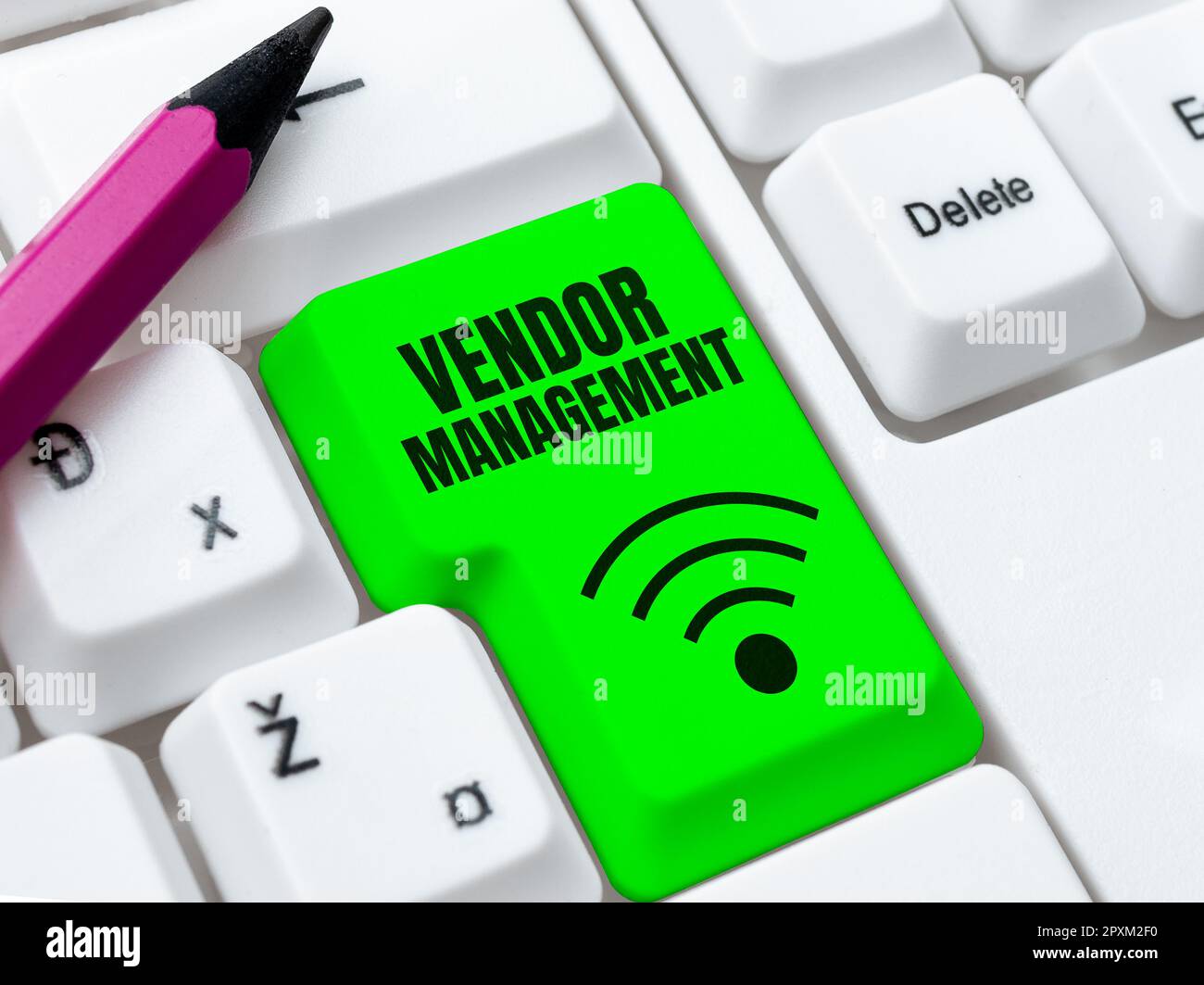 Conceptual caption Vendor Management, Internet Concept activities ...