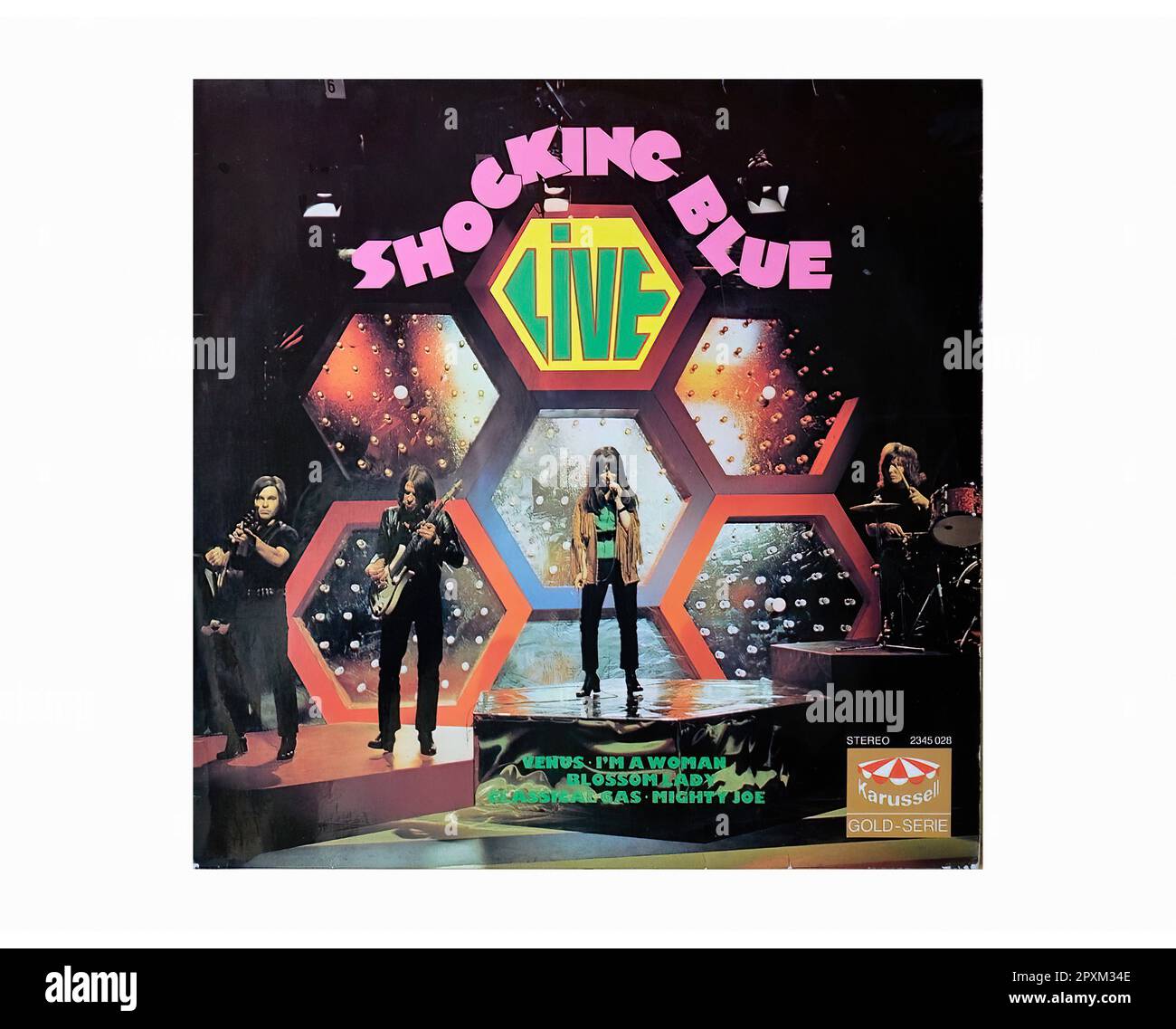 Shocking Blue - Live - Vintage L.P Music Vinyl Record Stock Photo - Alamy