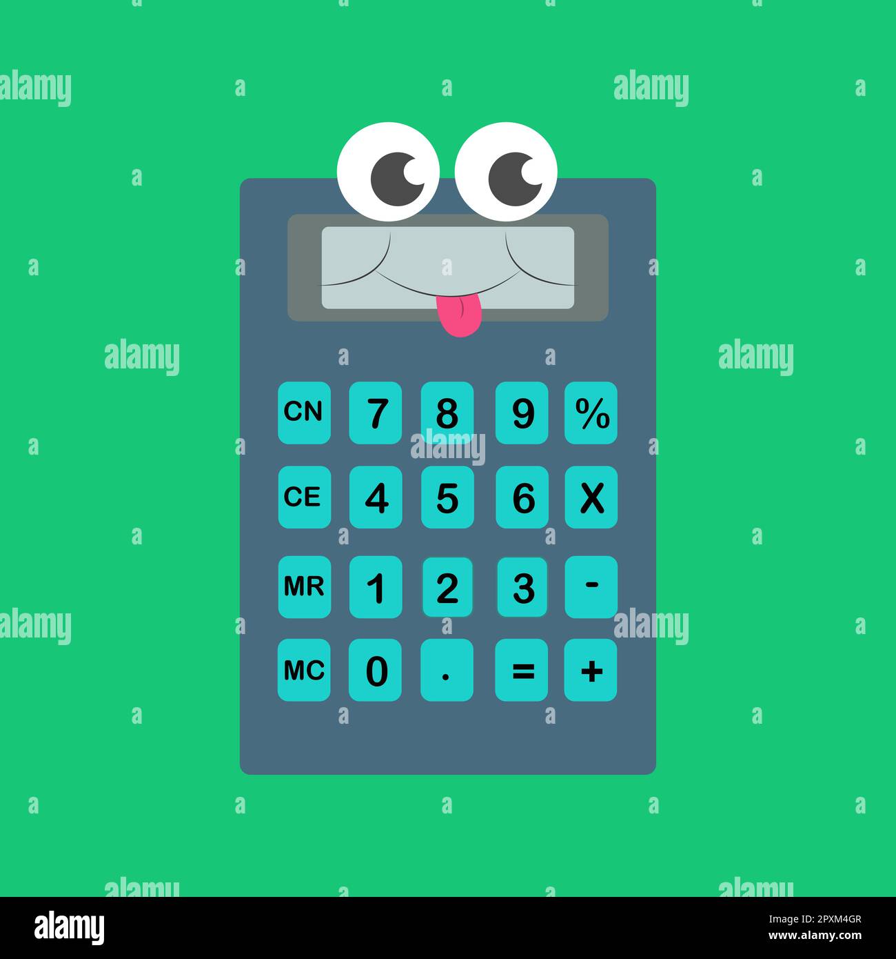 Funny calculator for kids Stock Vector Image & Art - Alamy