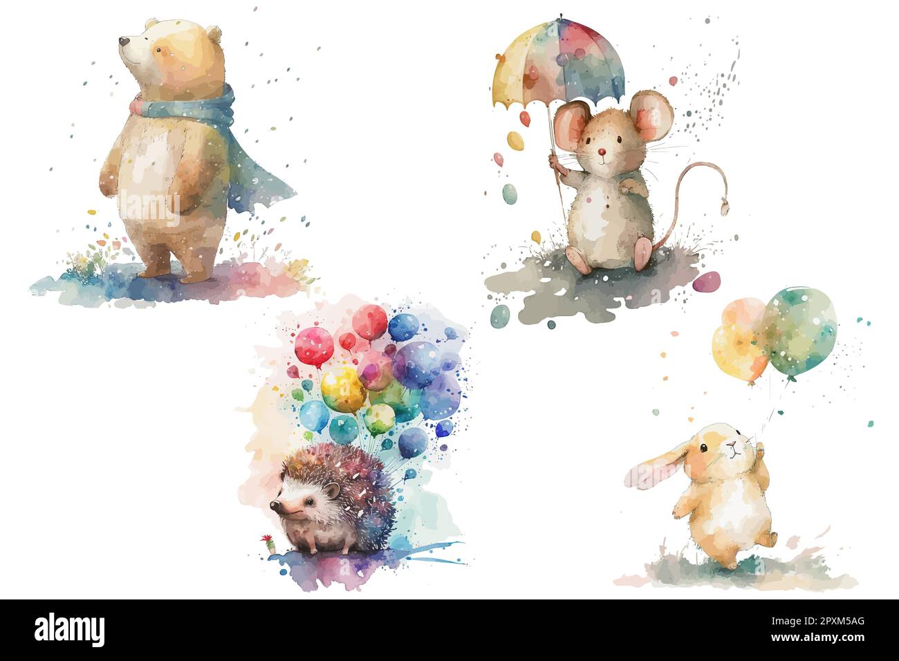 Hedgehog birthday cake Stock Vector Images - Alamy