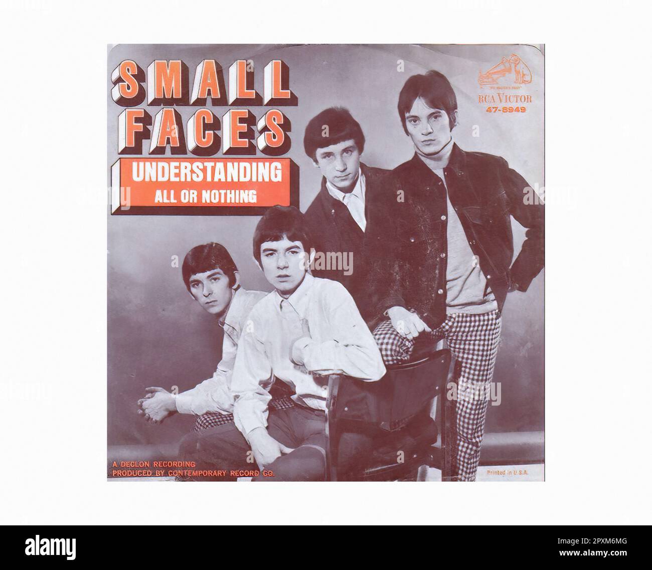 Small Faces - 1966 09 B - Vintage 45 R.P.M Music Vinyl Record Stock ...