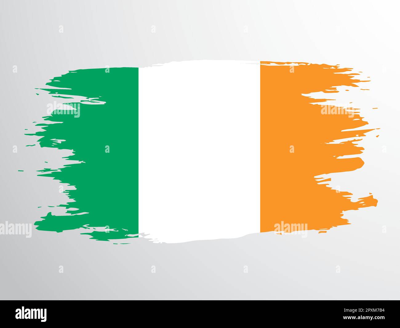 Ireland brush stroke Stock Vector Images - Alamy