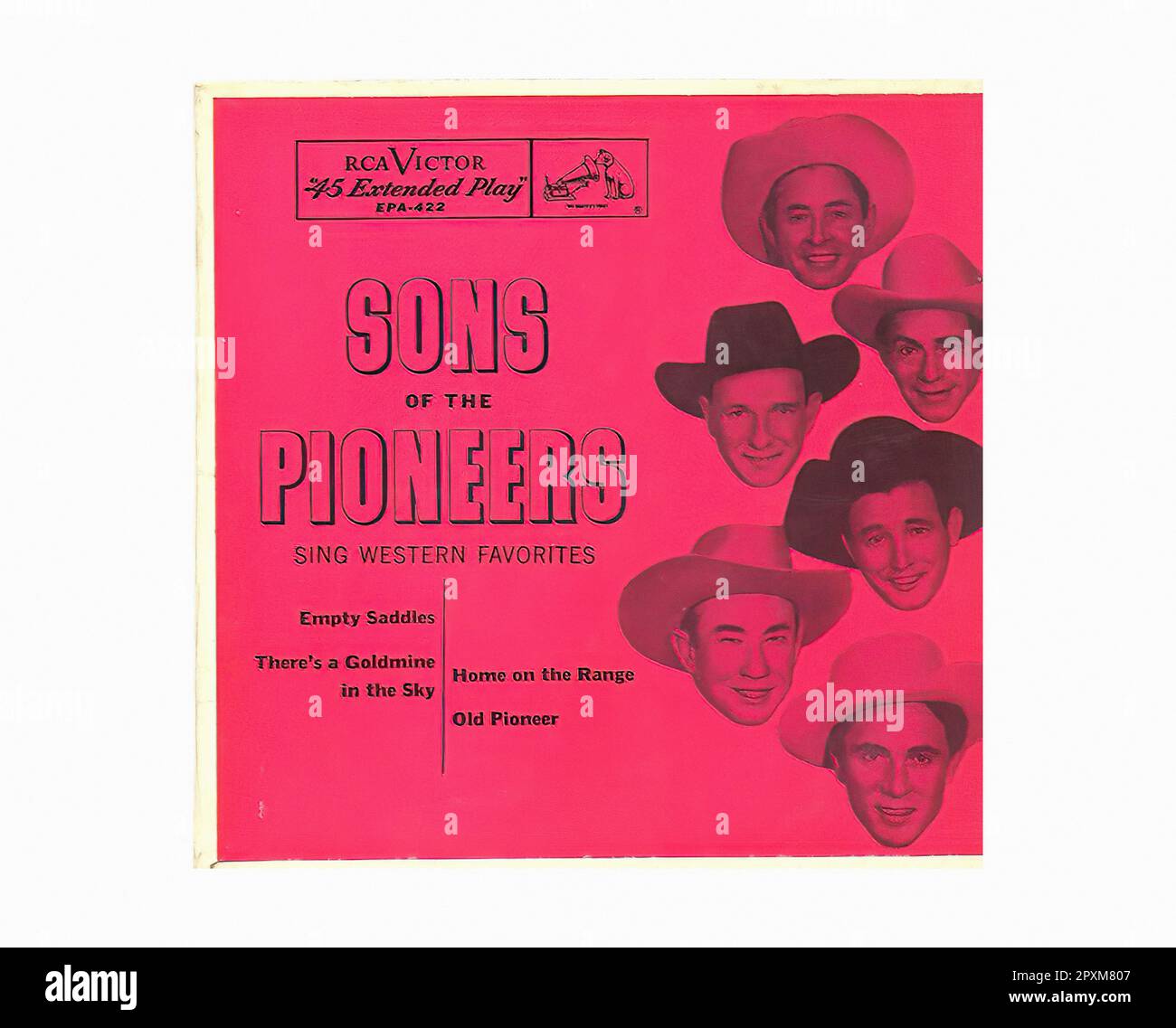 Sons Of Pioneers - 1952 A - Vintage 45 R.P.M Music Vinyl Record Stock ...
