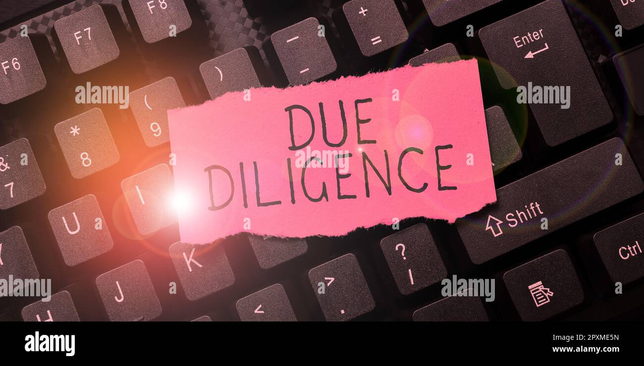 Conceptual display Due Diligence, Business concept avoid harming other ... Conceptual display Due Diligence, Business concept avoid harming other ...
