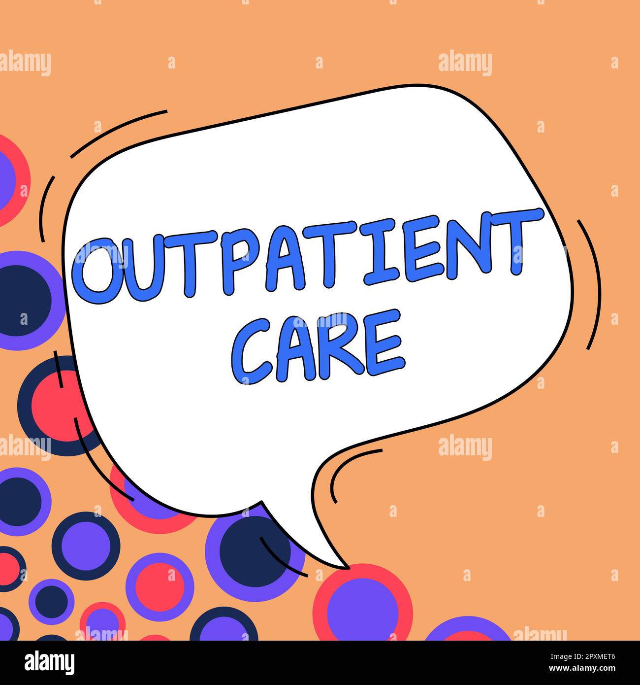 Sign displaying Outpatient Care, Conceptual photo the final result of ...