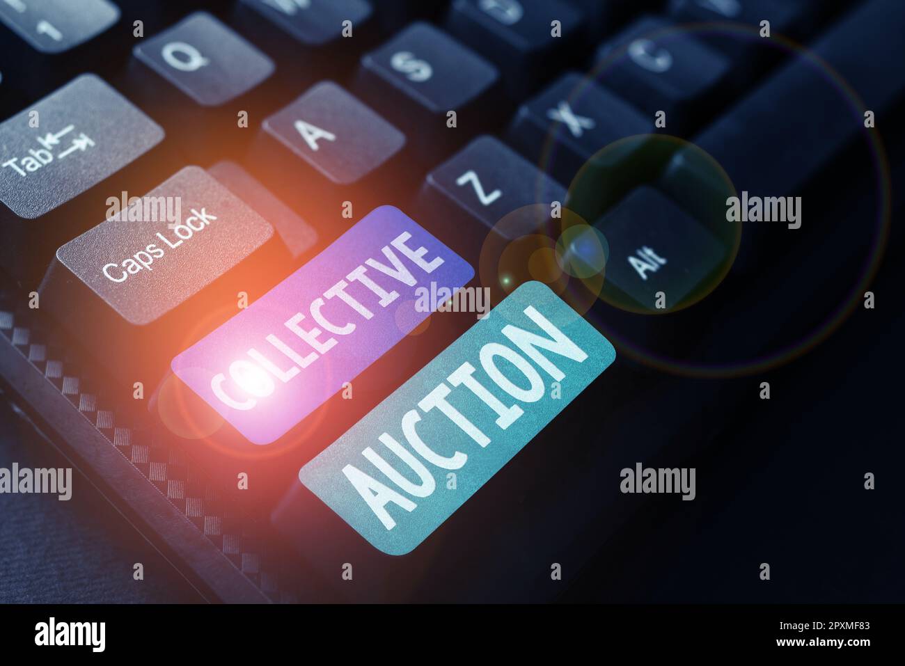 Conceptual display Collective Auction, Word for Gathering and measuring ...