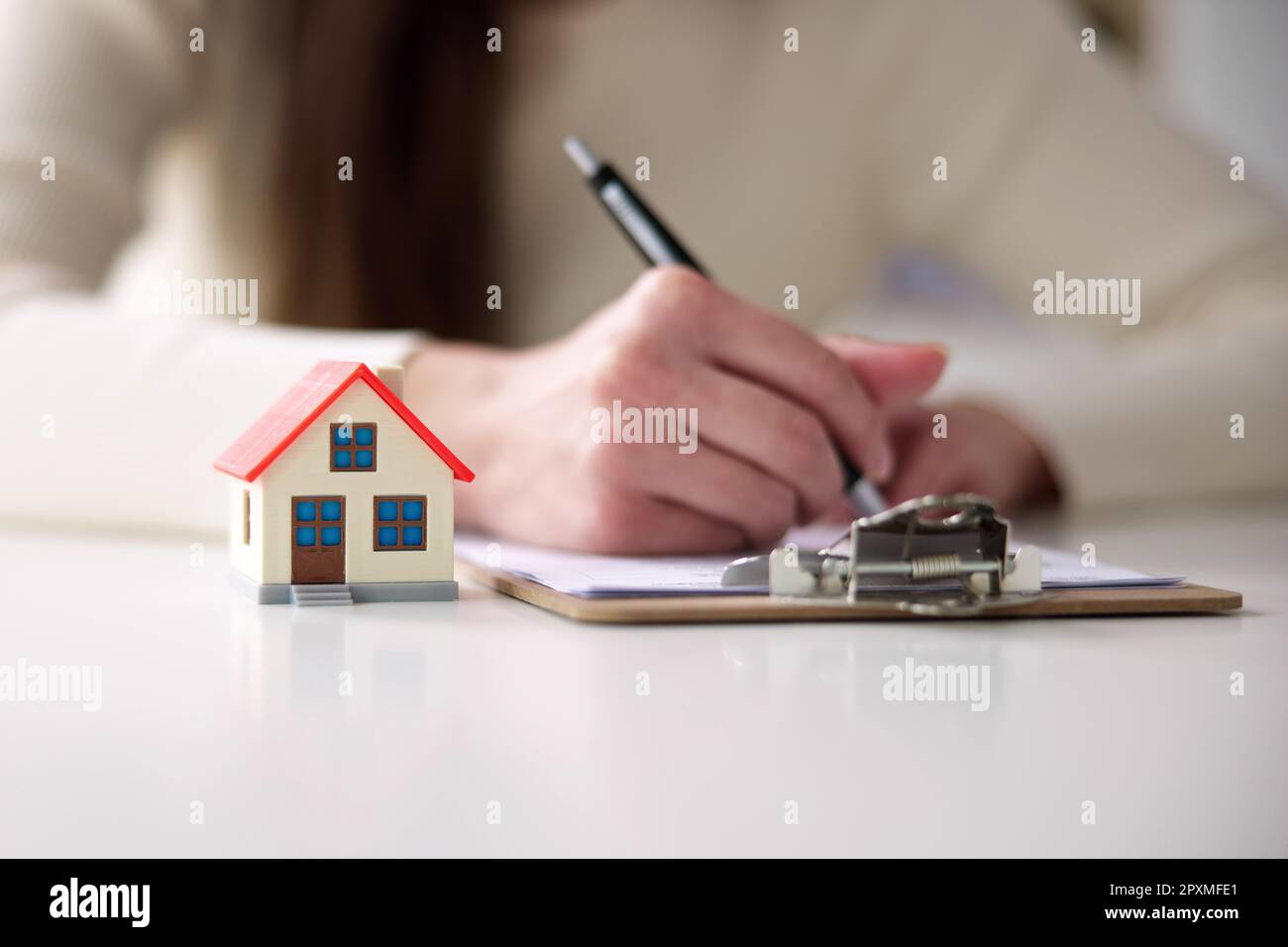 Property Management. House Lease And Ownership Deed Stock Photo - Alamy