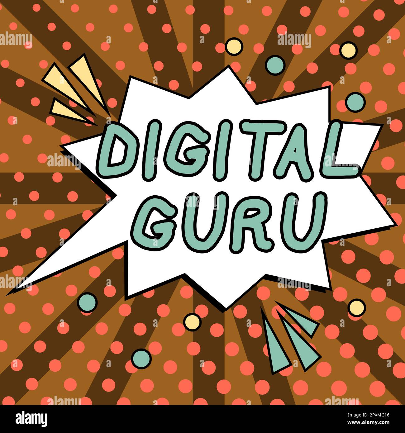 Handwriting text Digital Guru, Business concept teacher and ...