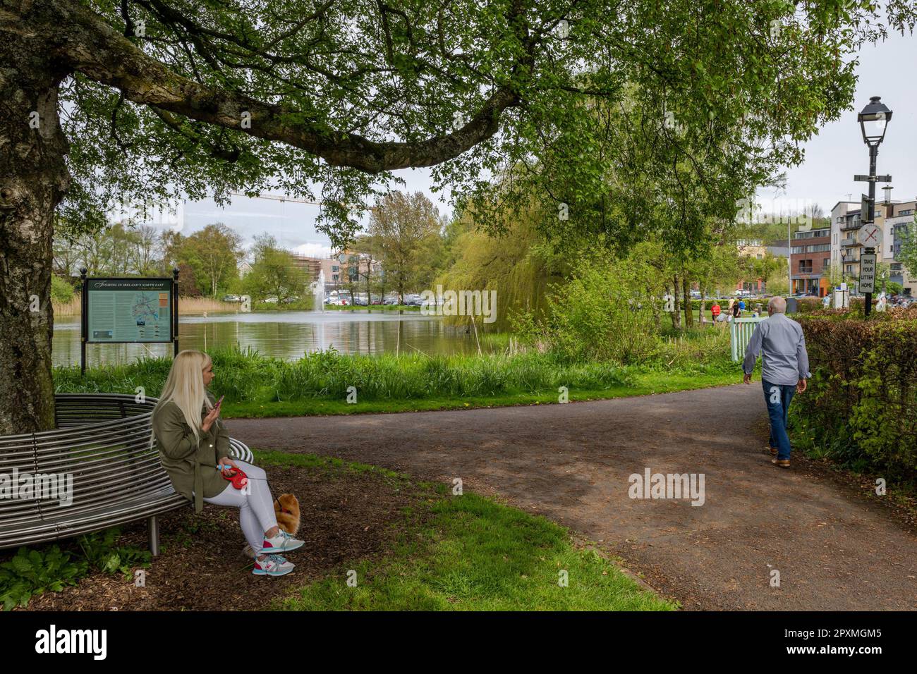 Monaghan, Ireland. 2nd May, 2023. People made the most of the warm and ...