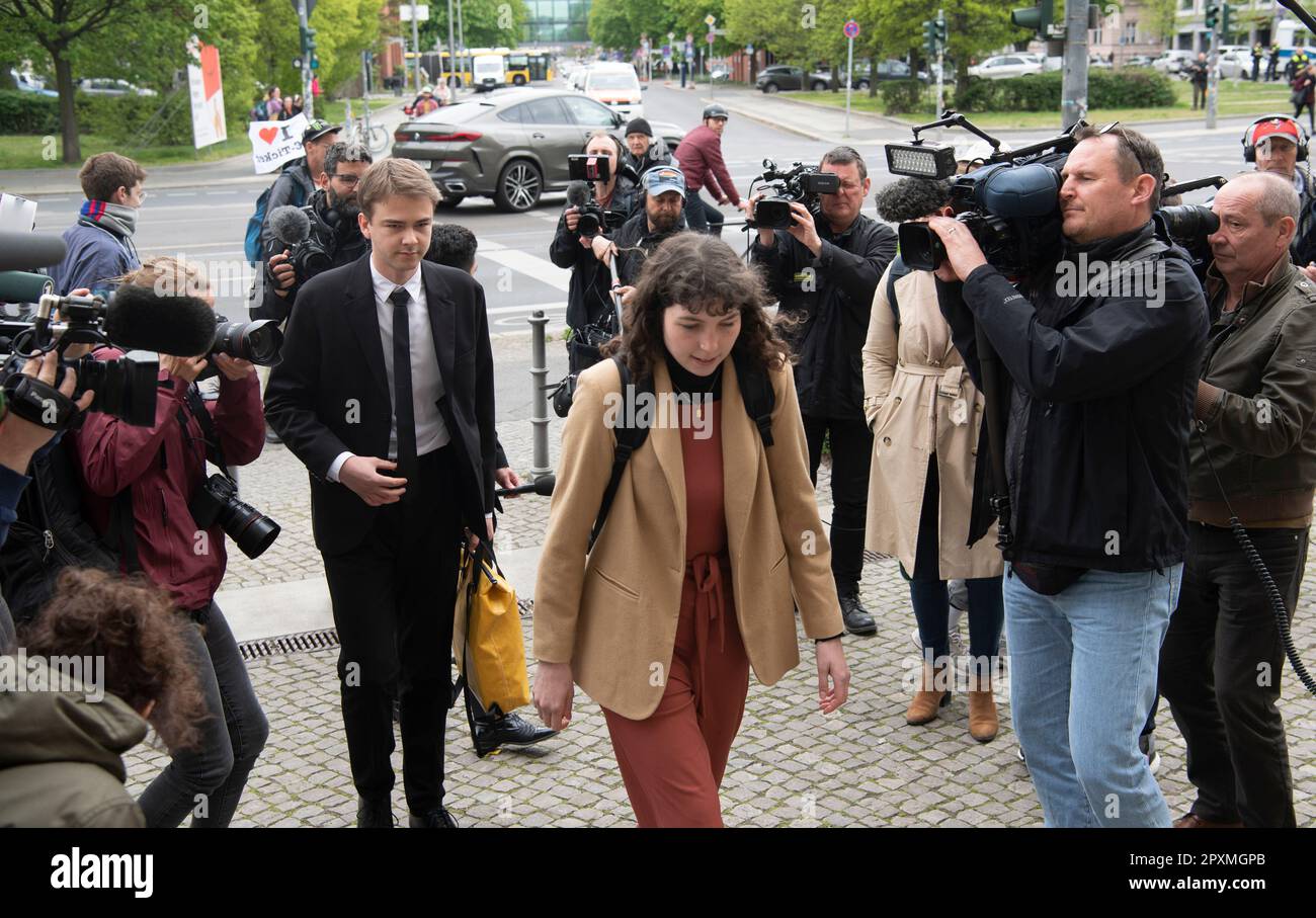 Berlin, Germany. 02nd May, 2023. Lea Bonasera from the environmental ...