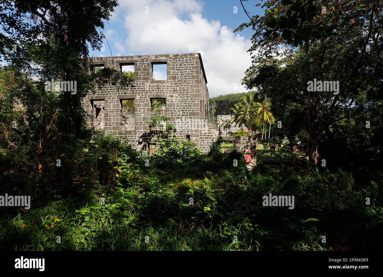 The historical ruins of Balaclava, Mauritius, Indian Ocean, Africa ...