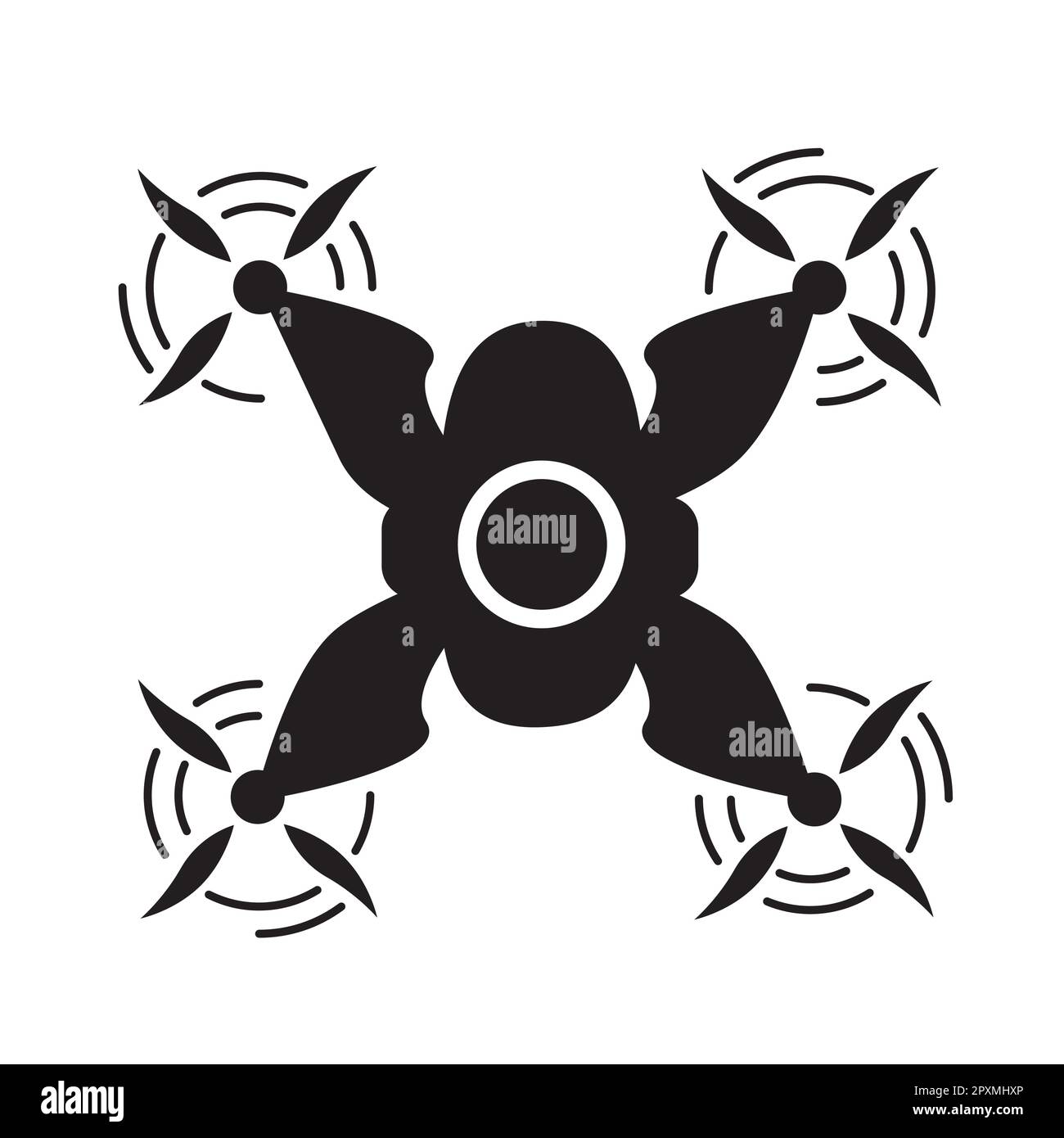 drone sign symbol white background Stock Vector Image & Art - Alamy