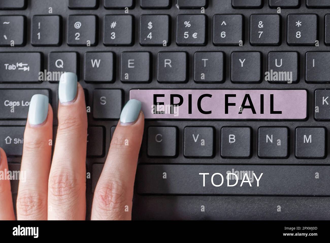 Text sign showing Epic Fail, Business showcase a spectacularly ...