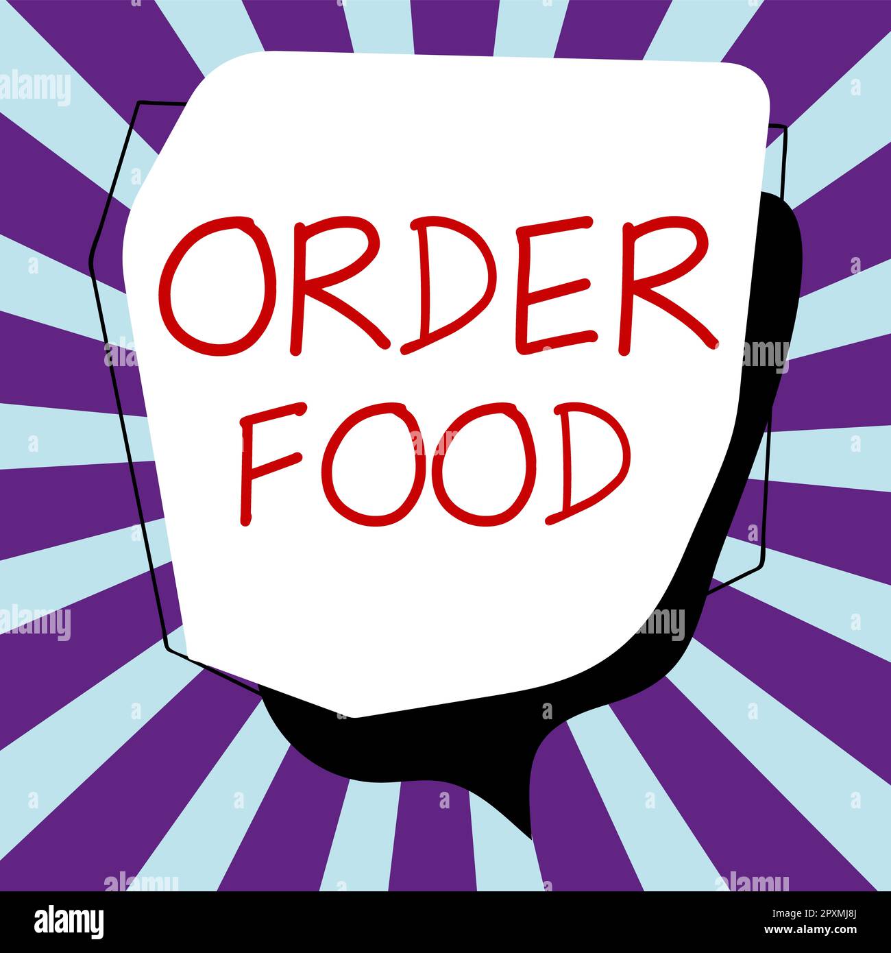 Hand writing sign Order Food, Business overview the process of ...