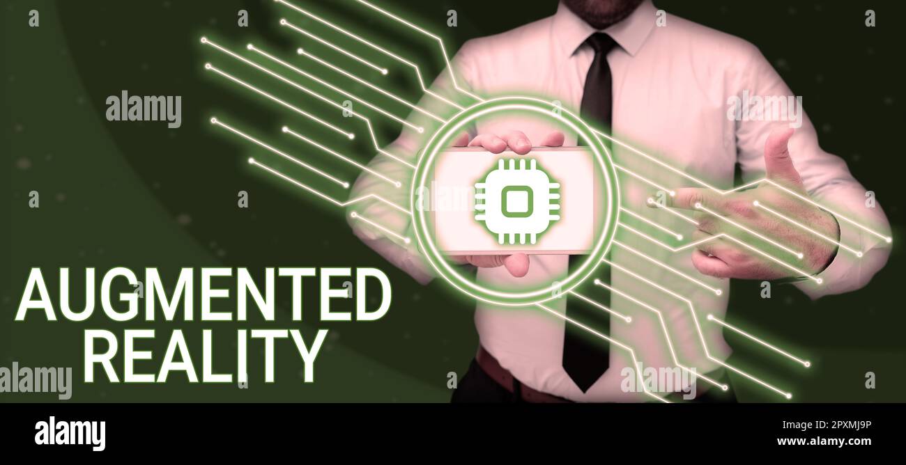 Inspiration showing sign Augmented Reality, Business showcase ...