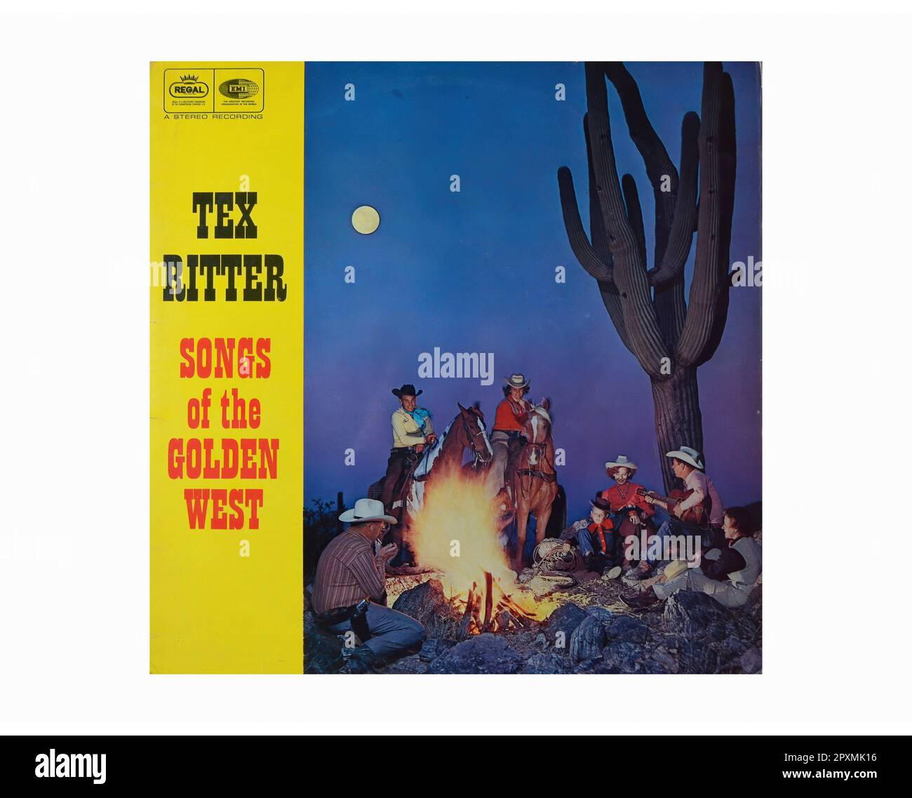 Tex Ritter - Songs Of The Golden West - 1961 - Vintage L.P Music Vinyl ...