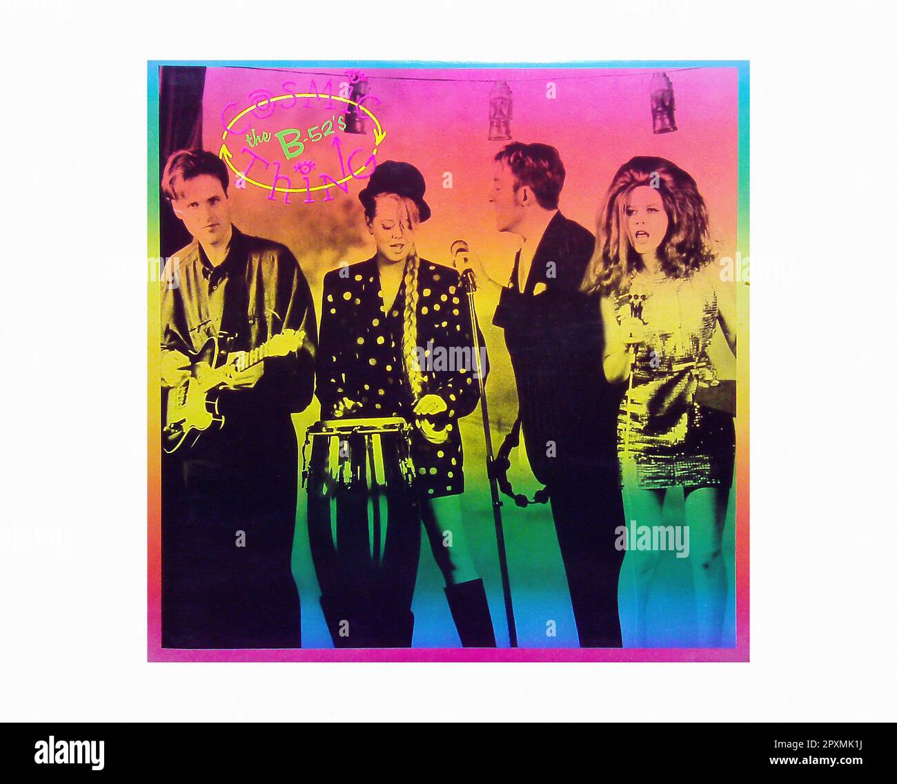 The B-52's - Cosmic Thing [1989] - Vintage Vinyl Record Sleeve Stock Photo - Alamy